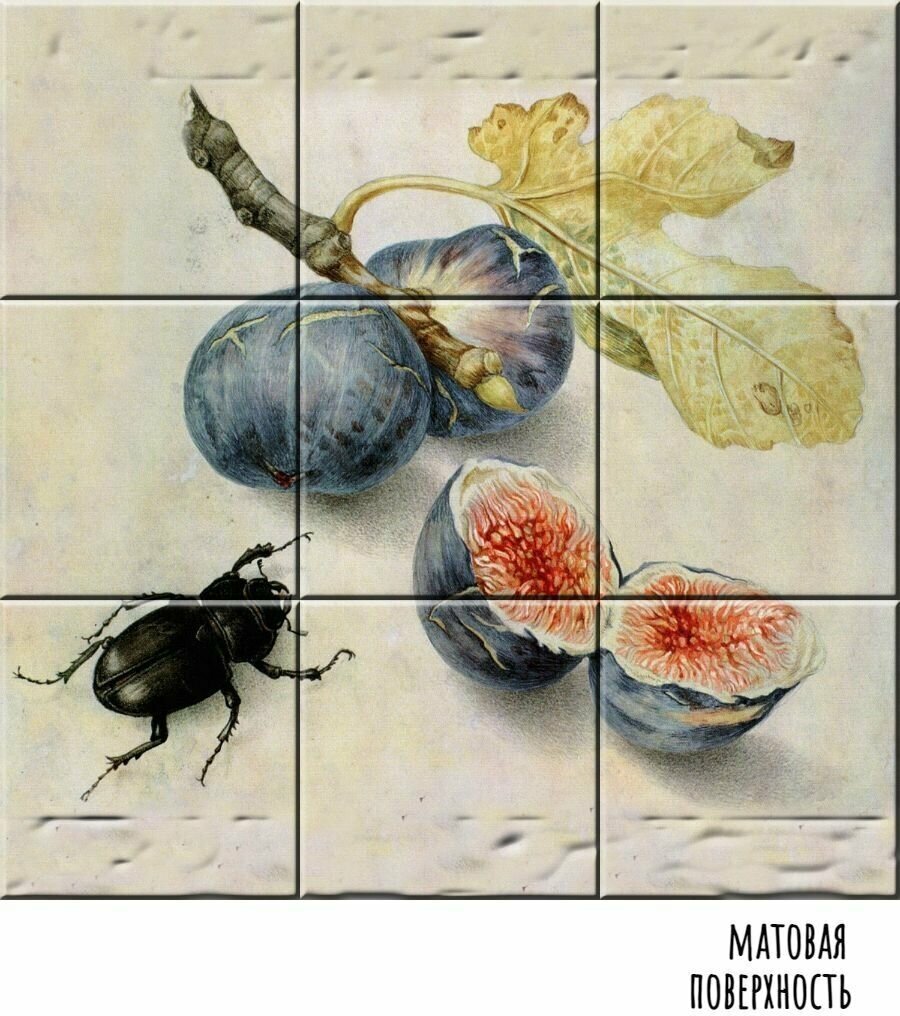 Керамическая плитка(панно)/фартук кухонный с фото Фрукты 202350МАТ(матовая)