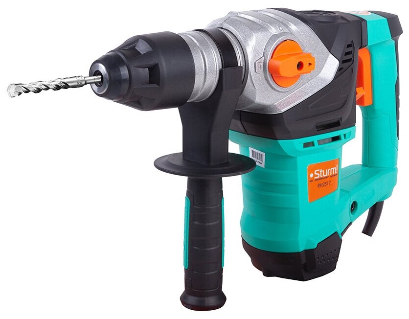 Перфоратор STURM RH2517 Потребляемая мощность - 1,7 кВт Регулировка оборотов - Есть Плавный пуск - Нет