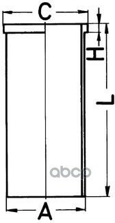 Гильза цилиндра ДВС KOLBENSCHMIDT арт. 89434190