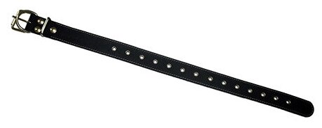 Ошейник для собак кожаный универсальный черный макс. 58 см x 35 мм Аркон