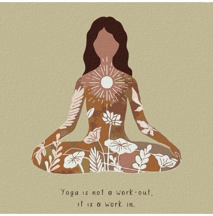 Картина по номерам на холсте с подрамником, "Медитация Йога", 40х40 см