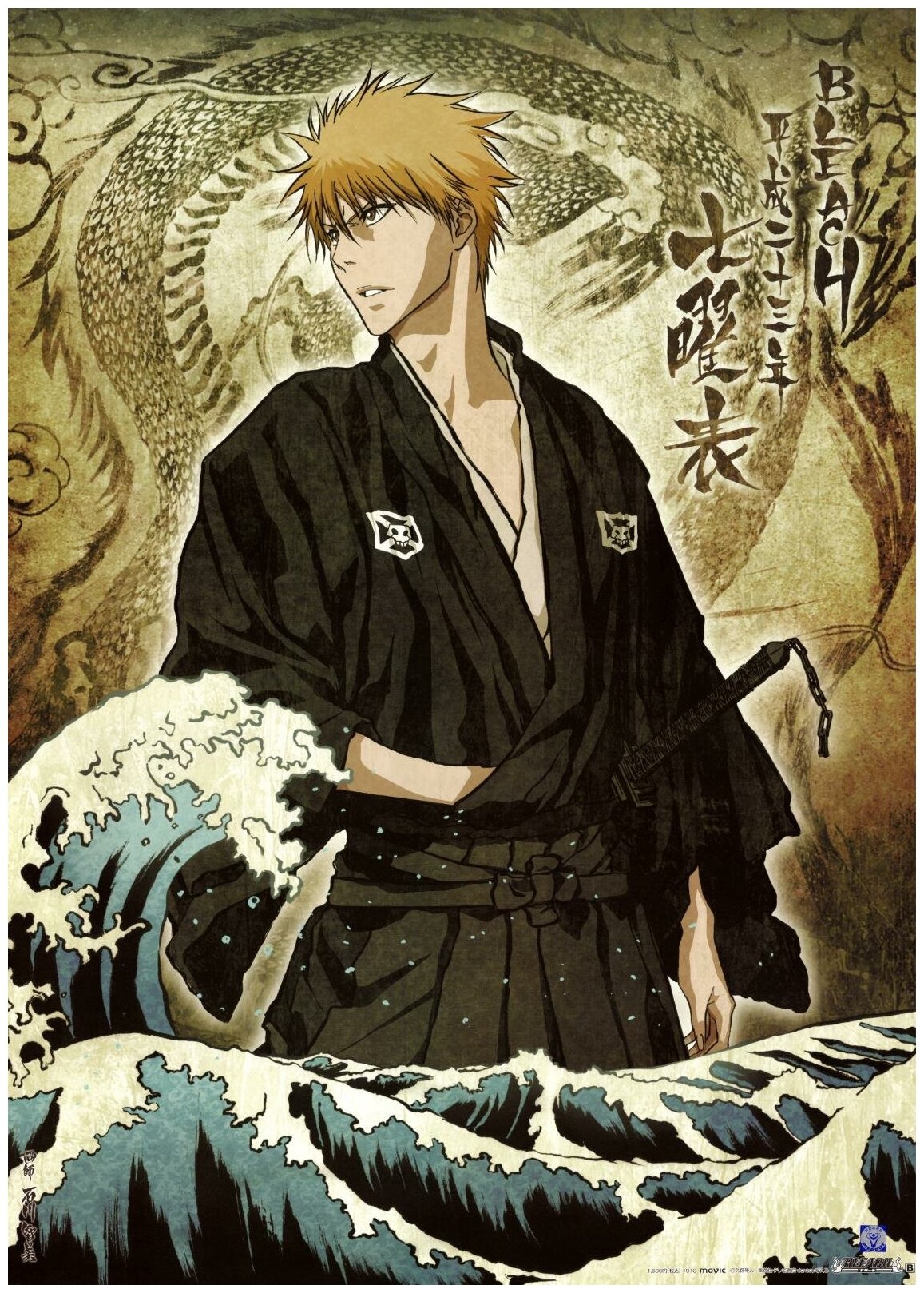 Постер / Плакат / Картина Блич 60х90 см в подарочном тубусе