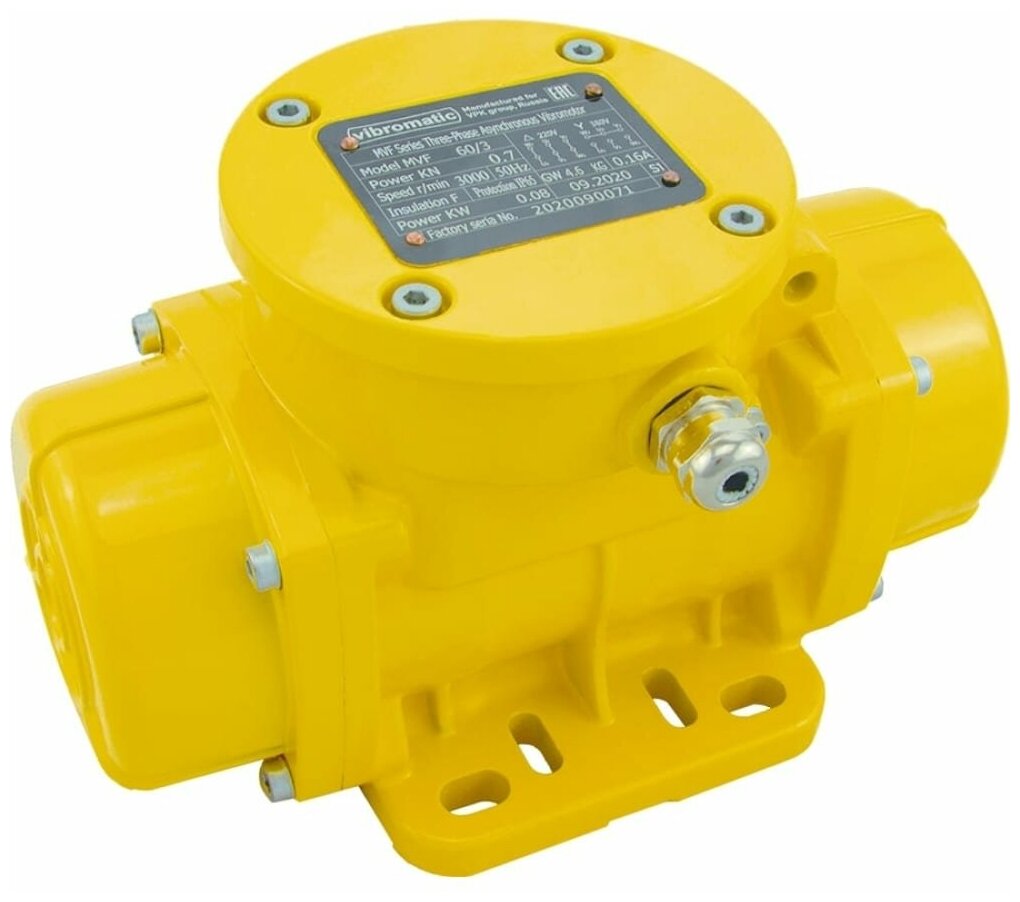 Внешний площадочный вибратор Vibromatic MVF60/3 1215047569