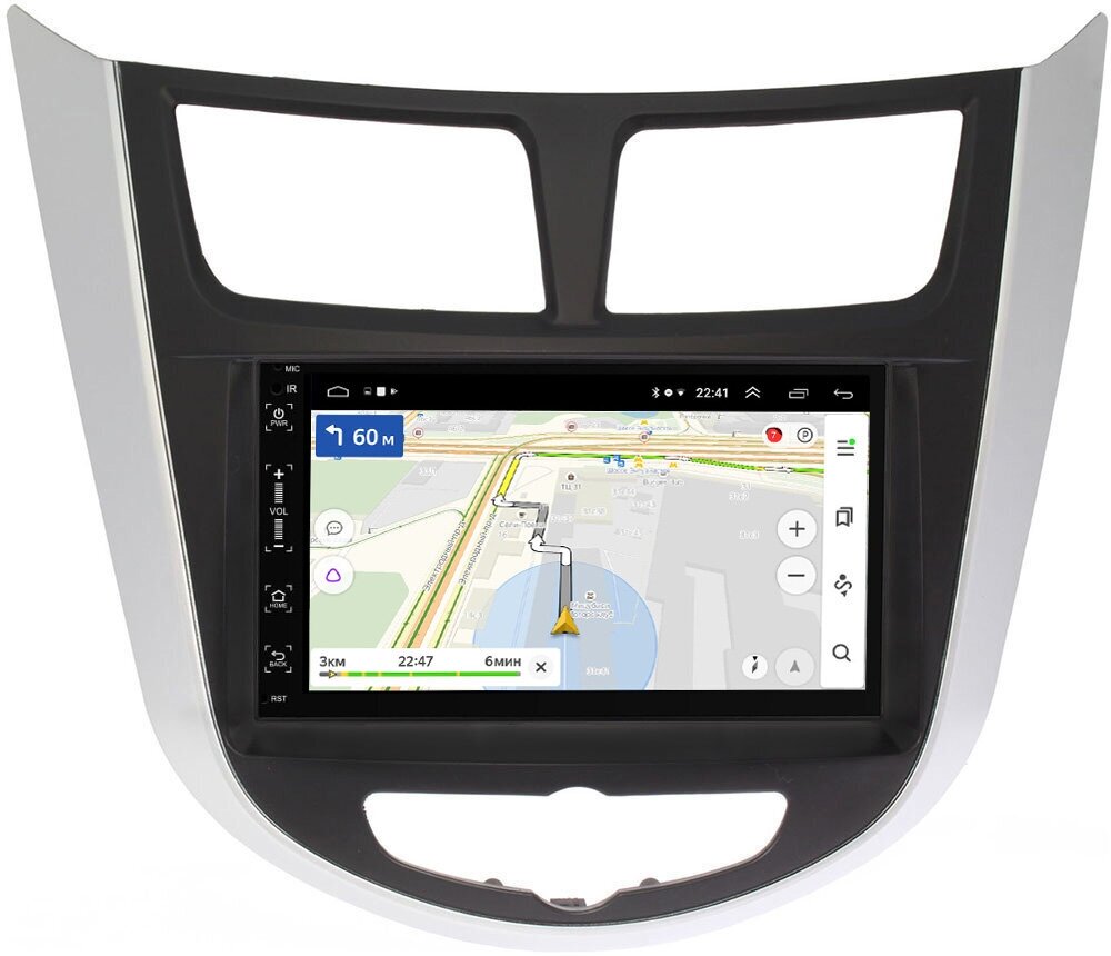 Магнитола в штатное место 2 din Hyundai Solaris, Accent 4 2010-2019 Canbox 2/32 на Android 10 (GT5510-RP-HDSL-19)