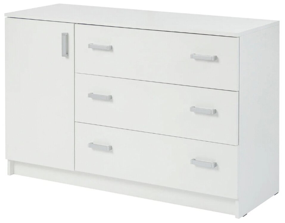 Комод Лофт СТ-111 Белого цвета 1182*440*774