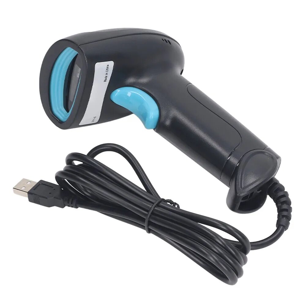 1D сканер штрих-кода Shinylife, проводной, USB, черный, для торговли
