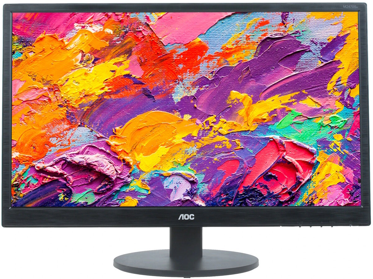 Монитор 23.6" Монитор AOC M2470SWH черный 1920x1080 60 Гц