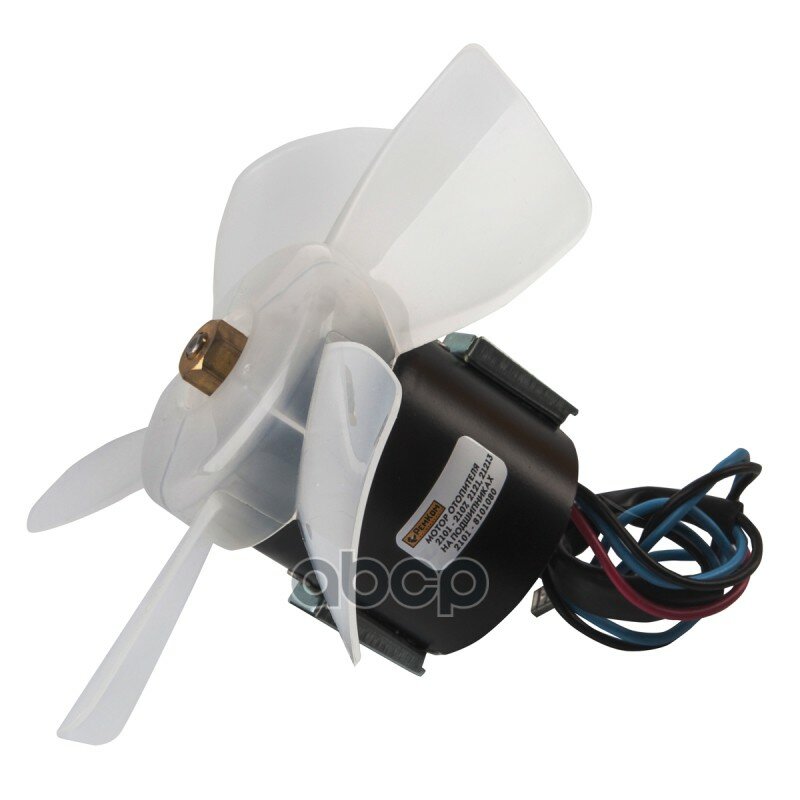 Мотор отопителя ВАЗ 2101-2107, 2121 на подшипниках, с крыльчаткой РемКом арт. RK04039