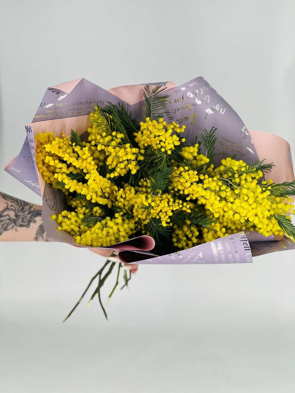 Букет мимозы, 9 шт.