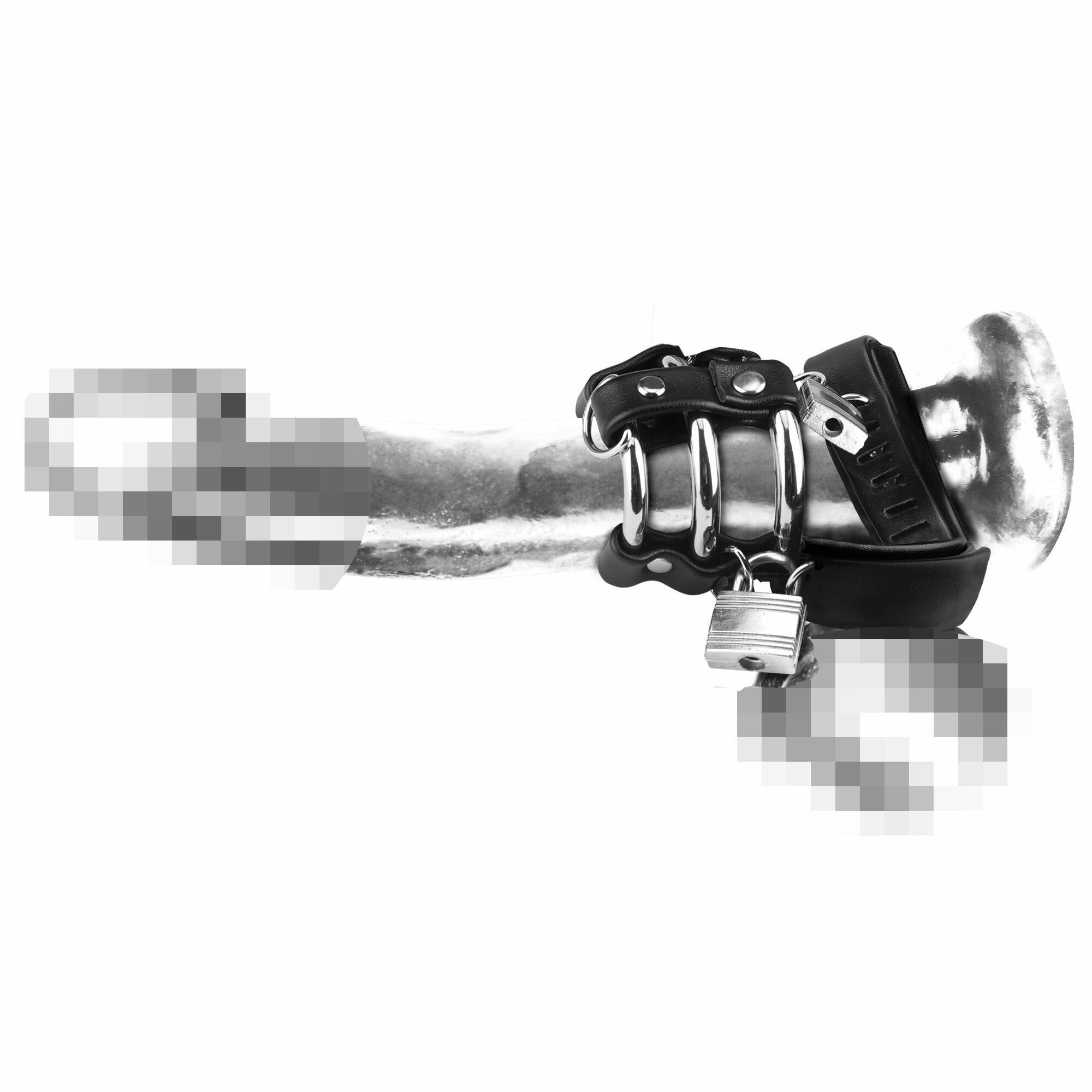 Комплект для мошонки и члена с замочками