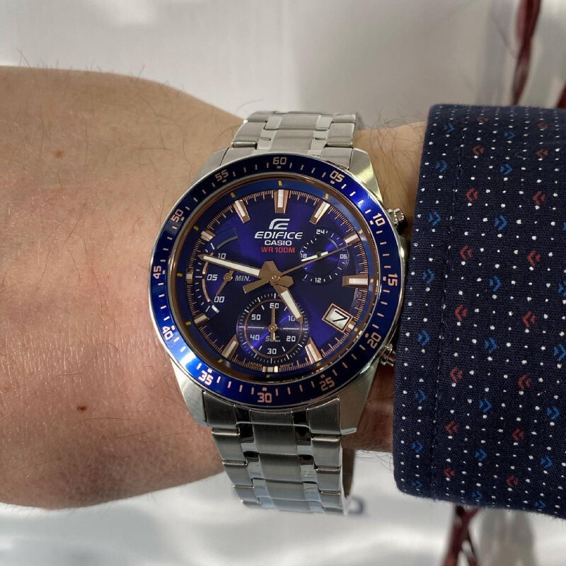 CASIO Edifice, синий — фото 1