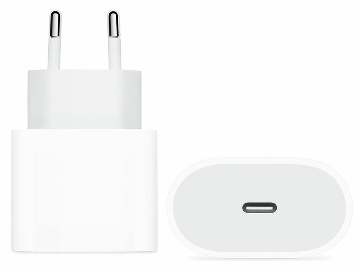 Сетевое зарядное устройство Apple 20W, USB Type-C, Белый MHJE3ZM/A