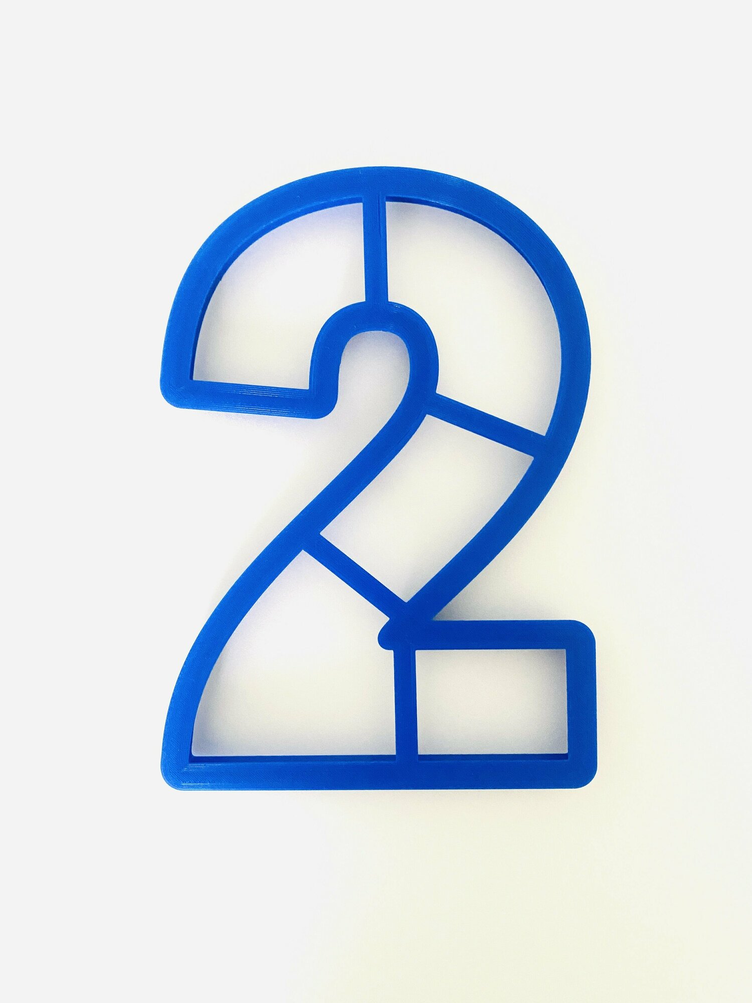 Форма для торта вырубка цифра 2