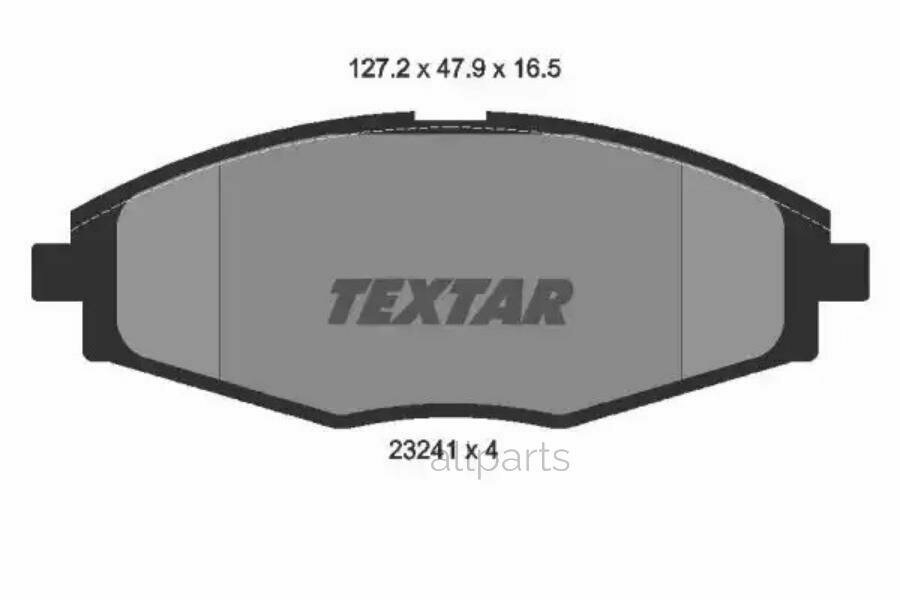TEXTAR 2324102 Колодки тормозные передние TEXTAR 2324102