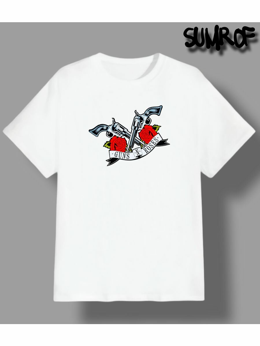Футболка Пистолет Роза