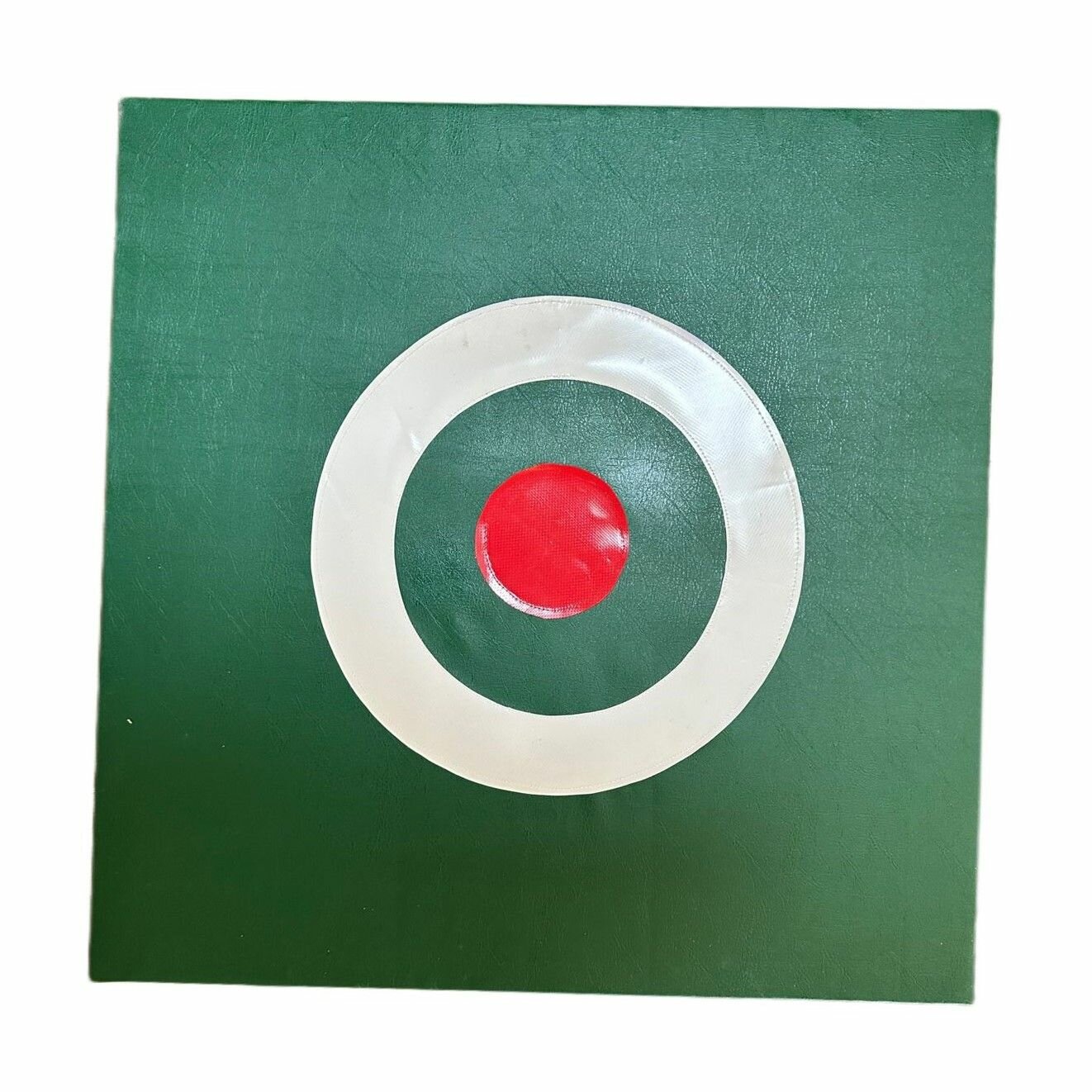 Щит для метания мяча в цель 75х75см (кожа+тент) зеленый