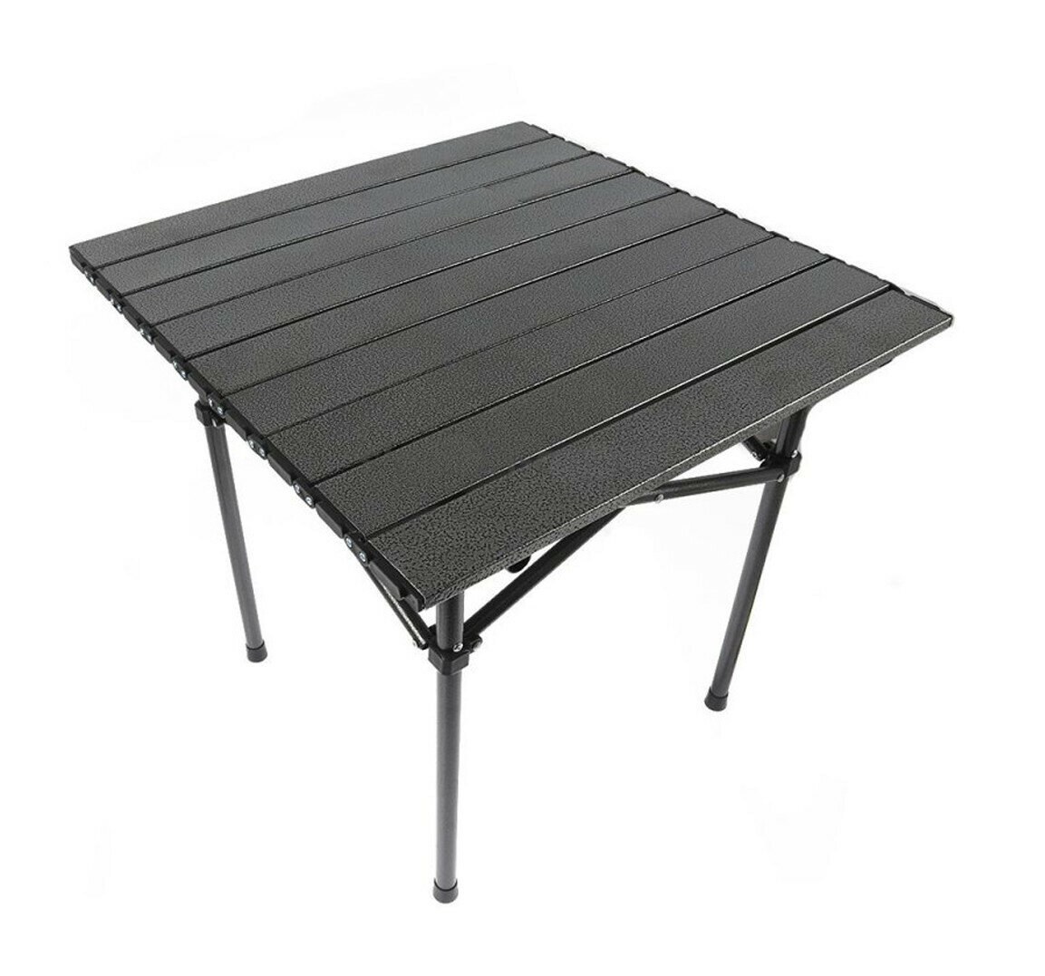 Реечный стол столик туристический складной 70*70 алюминиевая столешница для туризма и отдыха