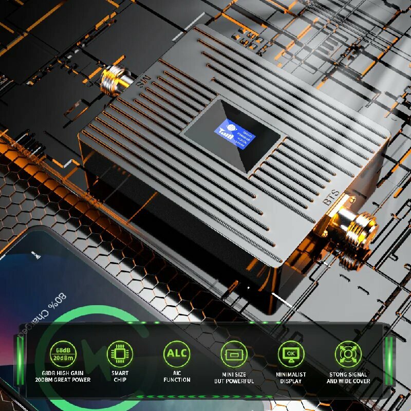 Новый 700 800 850 1700 1800 1900 2100 2600 МГц B66 B28 B25 B8 B7 B5 B4 B3 B2 B1 Усилитель сотовой связи Усилитель мобильного сигнала Ретранслятор DCS-B3-1800Mhz