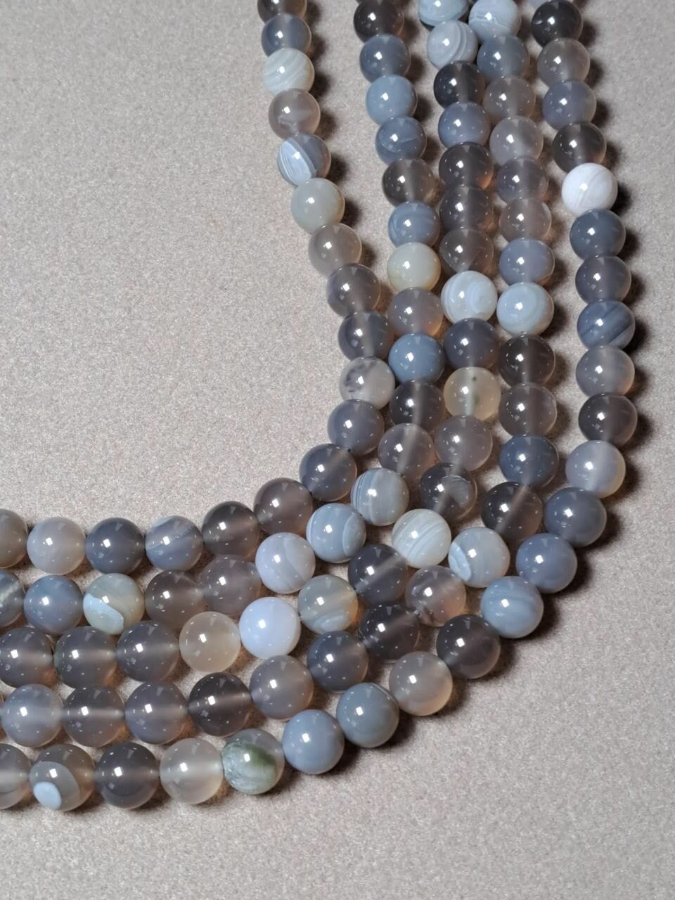 Бусины агат, натуральный камень, для рукоделия, для творчества, для украшений, 10 мм