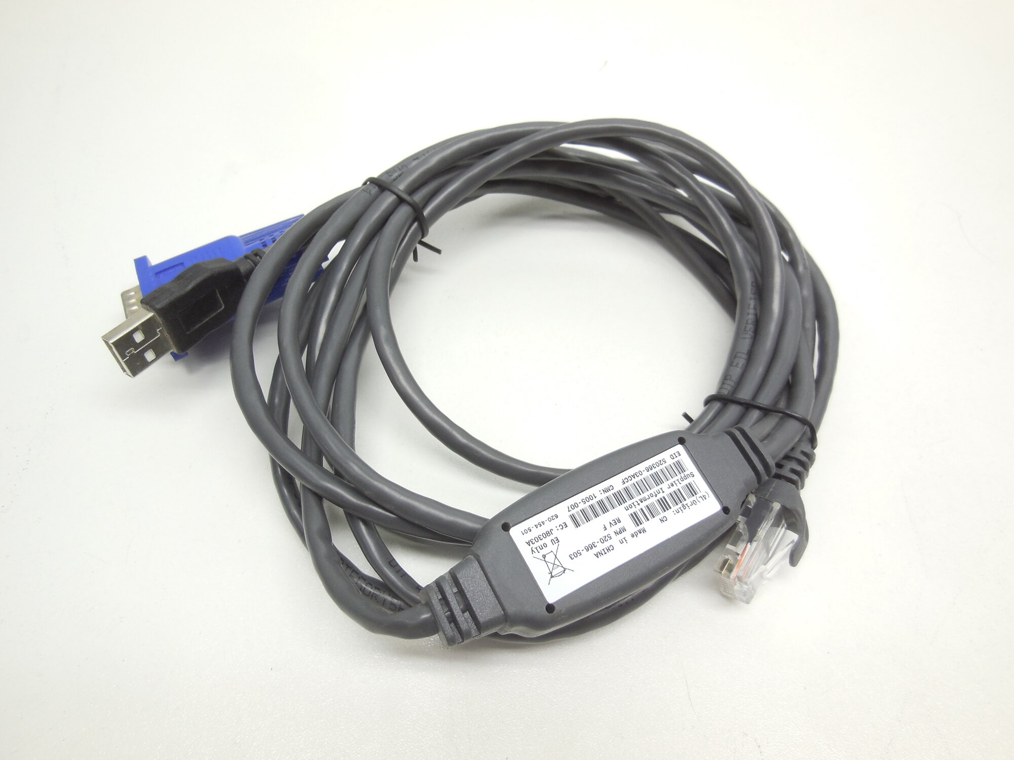 Кабель консольный 3M Console Switch Cable (USB) MPN RJ45 VGA eserver xserues P/N: 31R3133, 31R3145, 620-453-501, 520-366-503