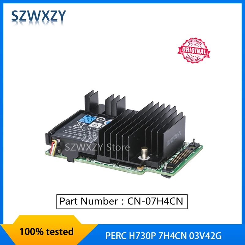 SZWXZY оригинальный PERC H730P 7H4CN 03V42G Mini Mono 12Gb/s SAS, SATA, RAID контроллер 2GB NV Cache 07H4CN CN-07H4CN