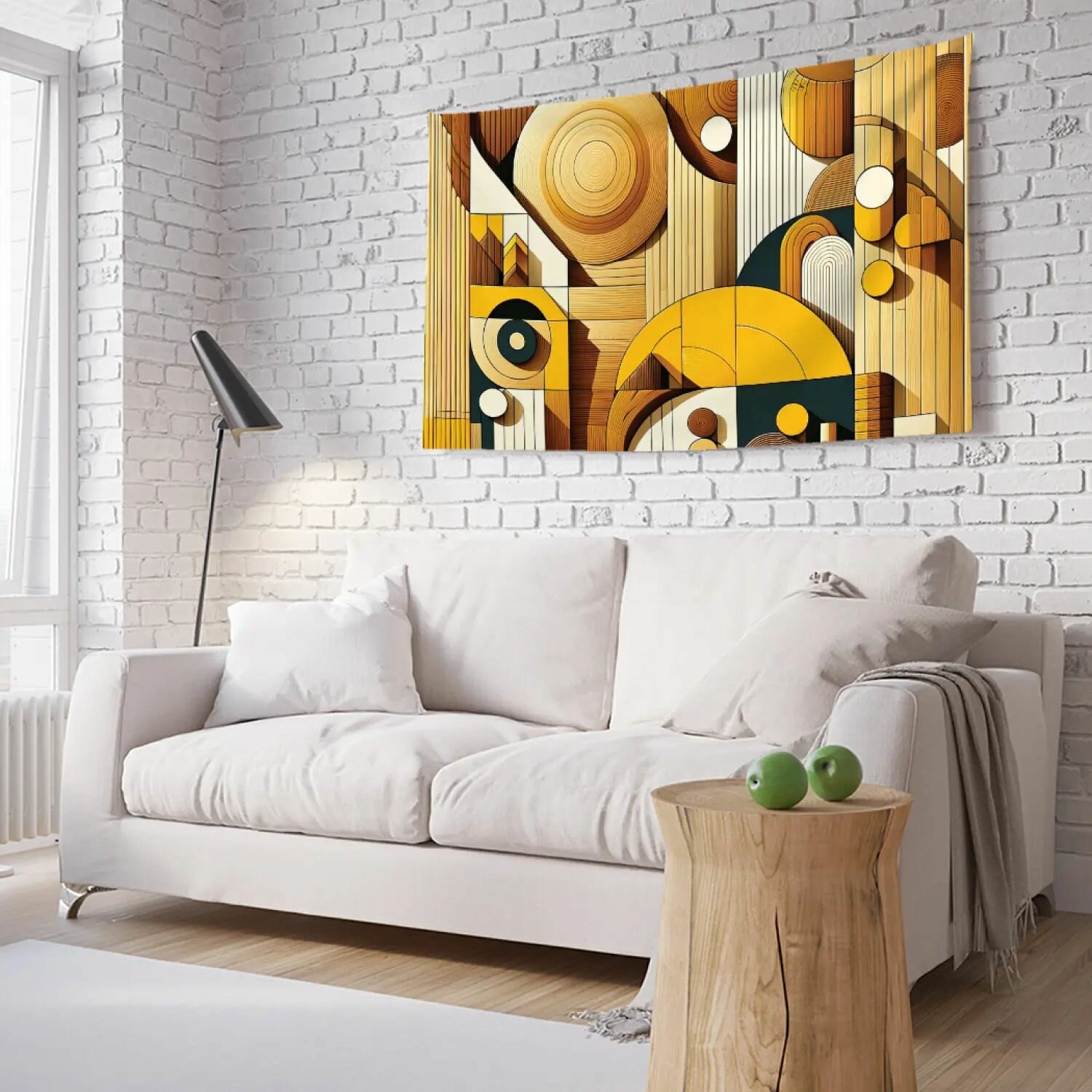 Горизонтальное фотопанно на стену JoyArty "Фигурная картина", из ткани, 150х200 см