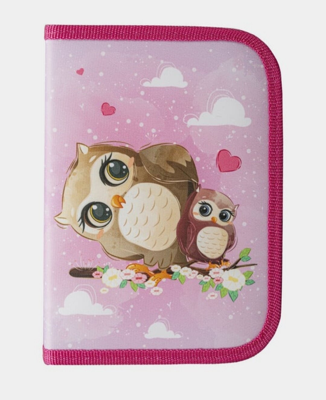 Пенал школьный сова
