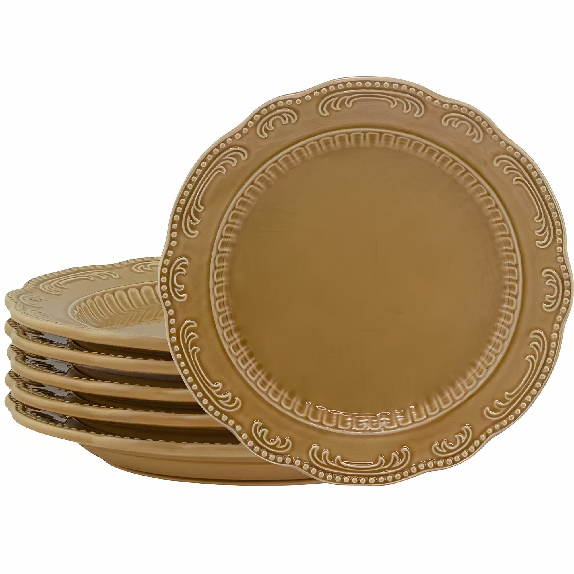 Набор тарелок 2 шт сервировочных обеденных 26 см набор посуды на 2 персоны Lenardi Бавария, керамика, столовые мелкие, закусочные