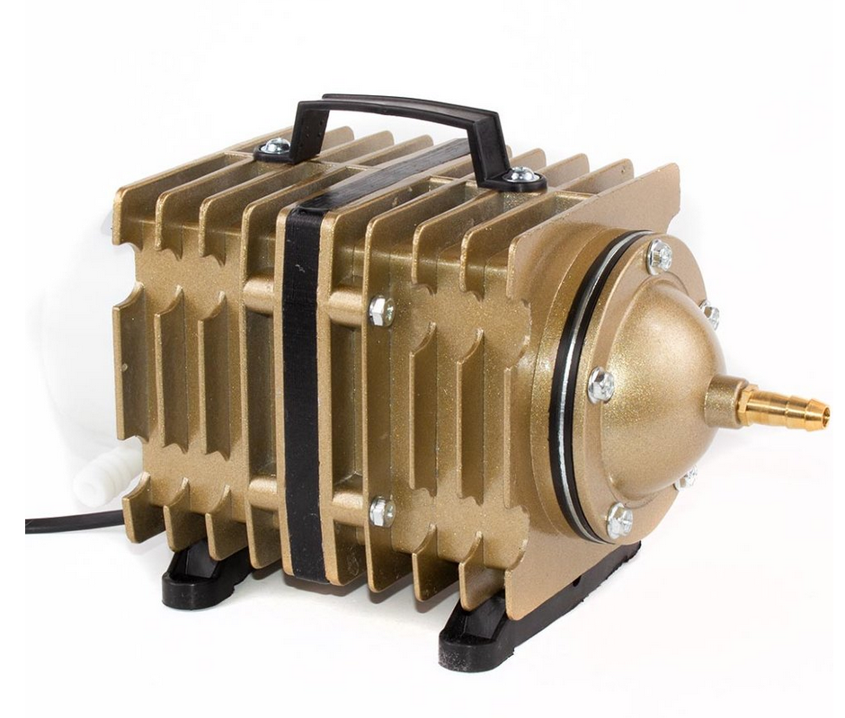 Компрессор Electrical Magnetic AC 120W (90л/мин), поршневый, алюминиевый корпус для рыбоводства, септиков и прудов 220V,50Hz,0,04Mpa, вес=3,8кг,248*101*152 мм (шт.)
