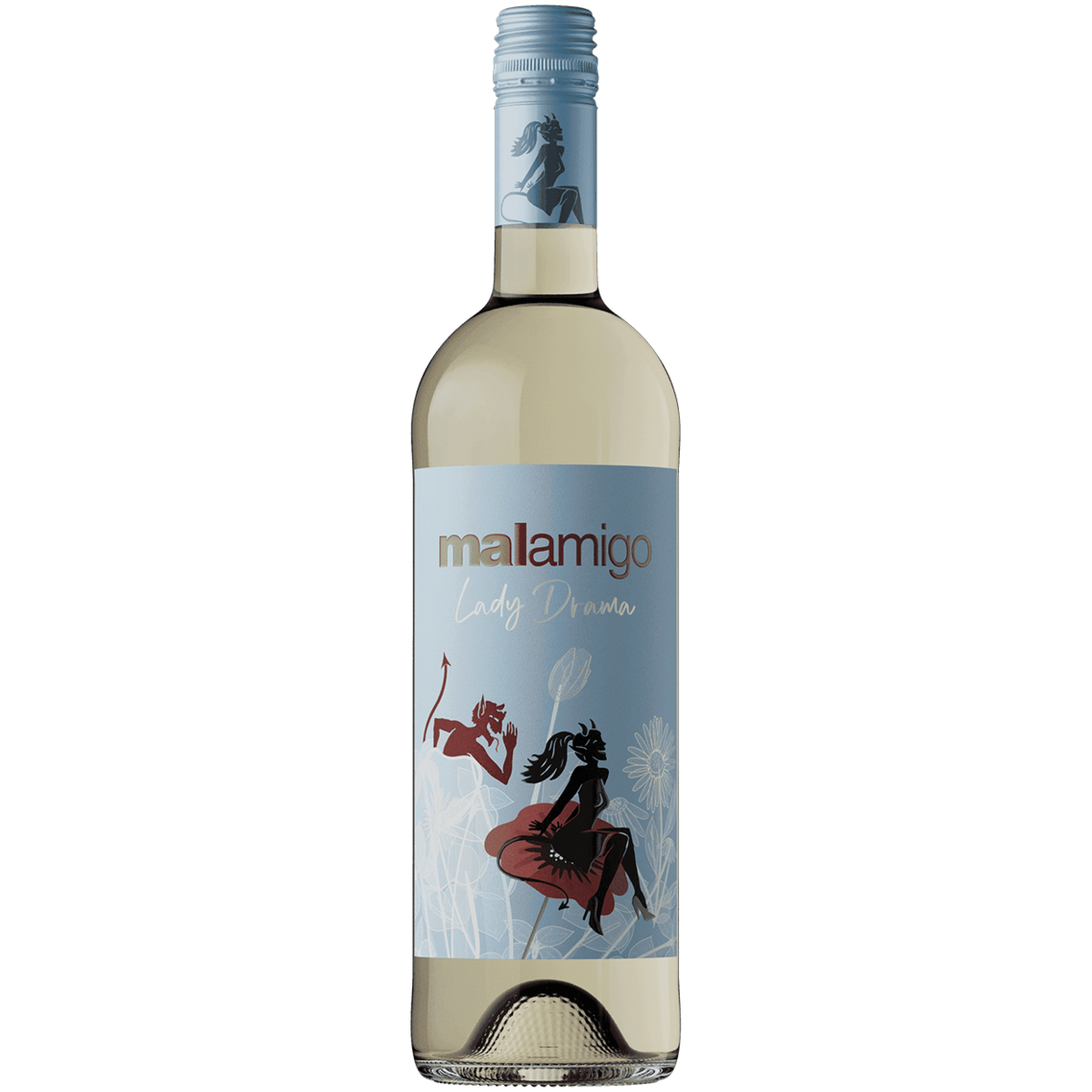 Вино Malamigo Lady Drama белое полусухое 0,75 л