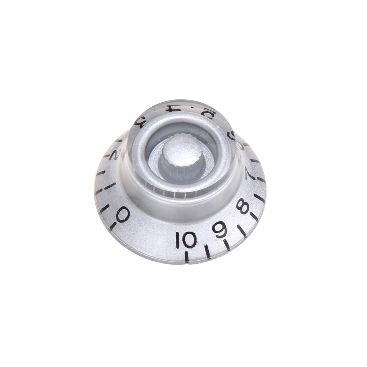 Ручка потенциометра Musiclily MX1741SR, Bell style, левосторонняя, метрическая, серая