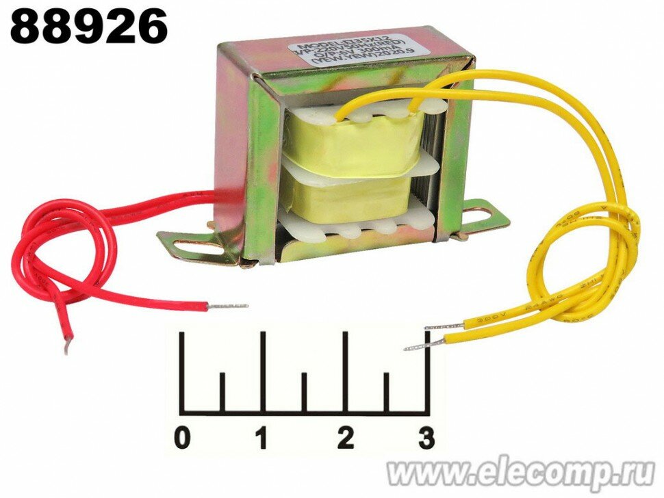 Трансформатор 6V 0.3A EI-35*12 (S2182)