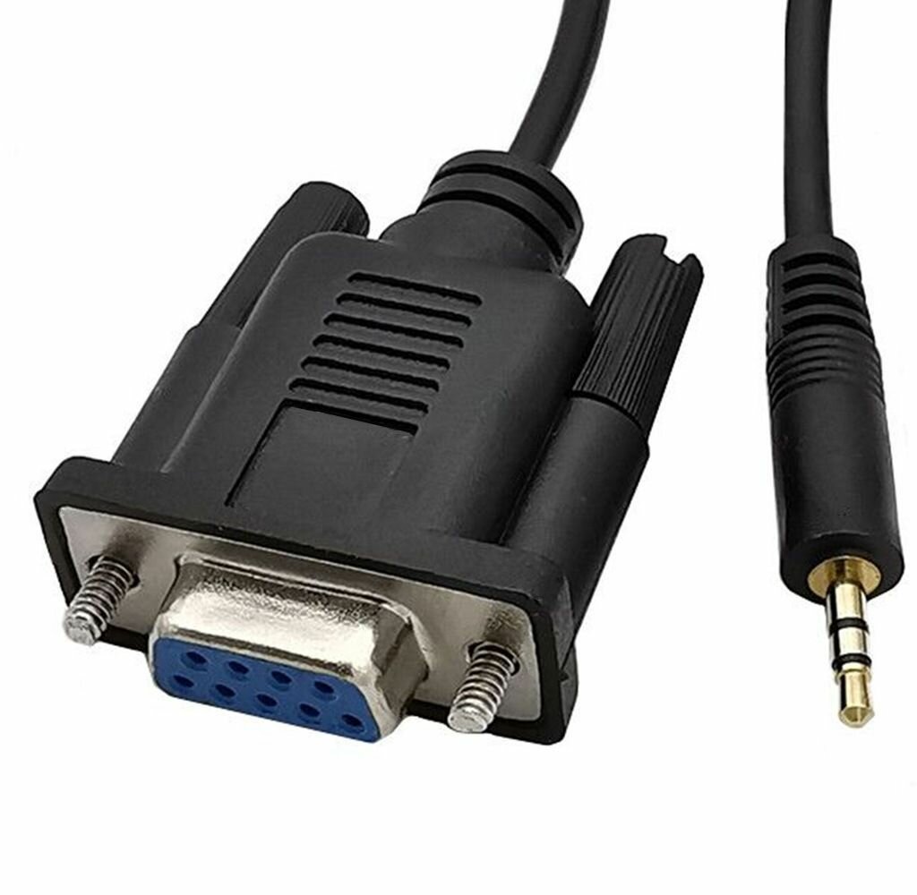 Кабель COM DE-9 (RS-232, DB-9) - Jack 2,5 гнездо-штекер + переходник 2,5 на 3,5
