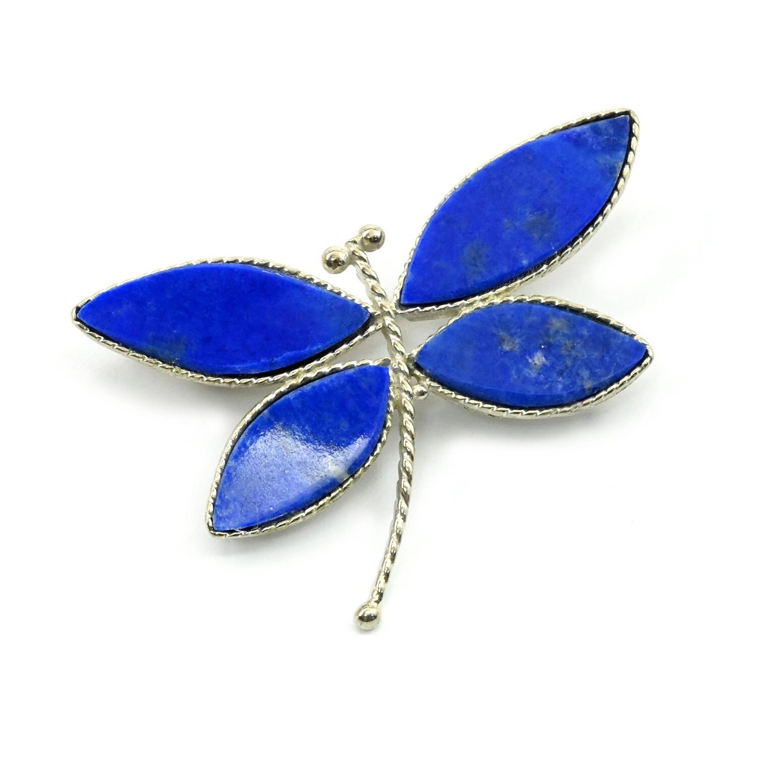 Брошь, лазурит