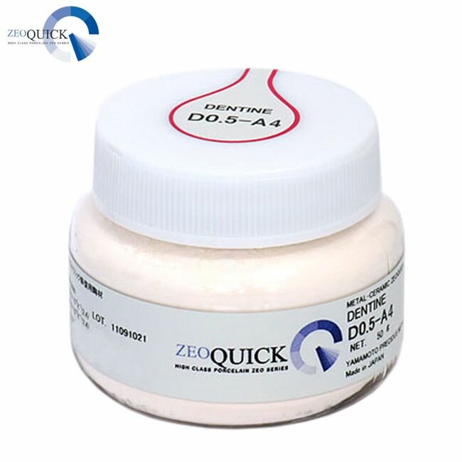 Дентин-0.5 Dentine D0.5-A4, порошок, 50г, ZEOQUICK, Yamakin (Япония)