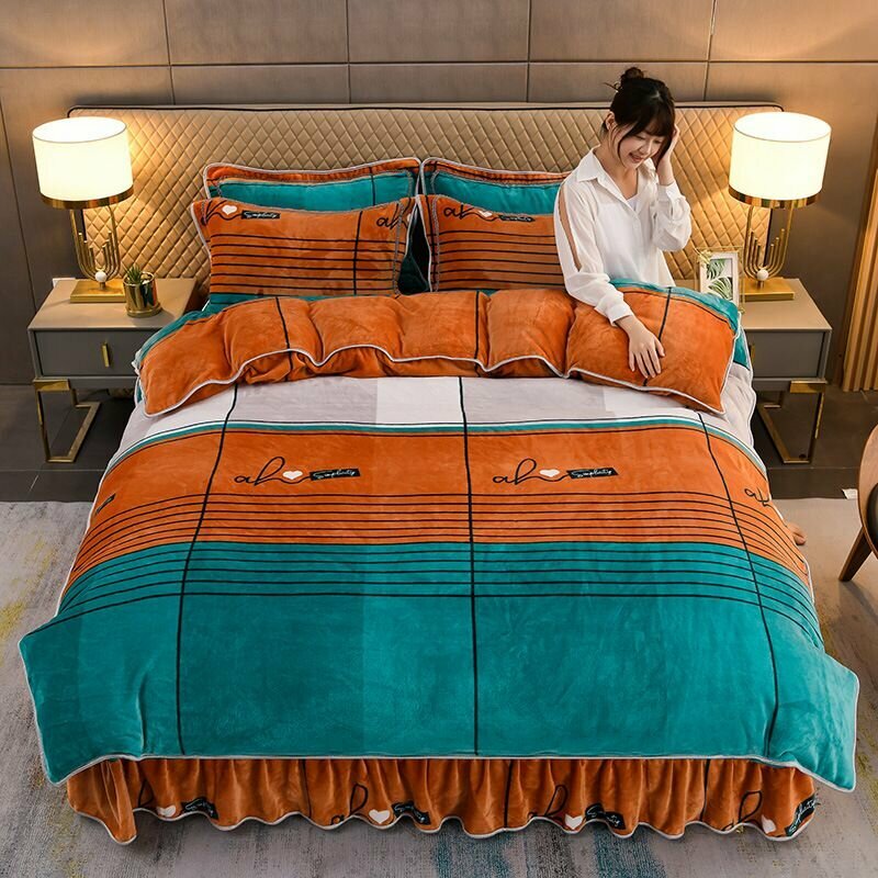 Комплект кровати из четырех предметов 2-х спальное 200х230 см, зимнее