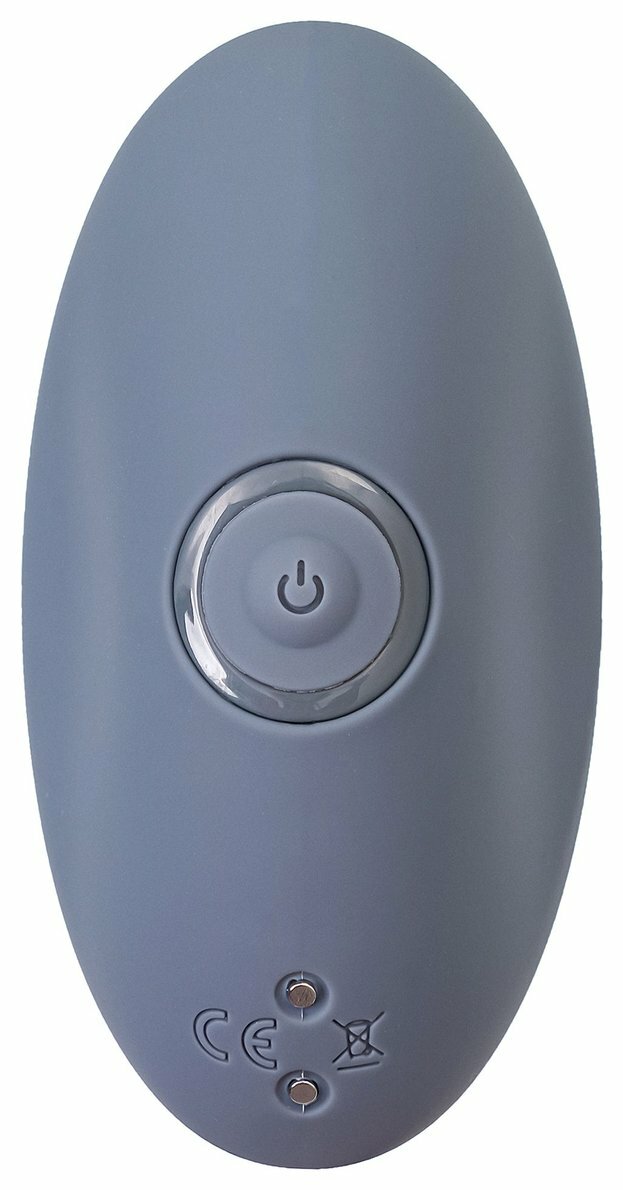 Серая анальная вибровтулка Satisfyer, 12 режимов, перезаряжаемая