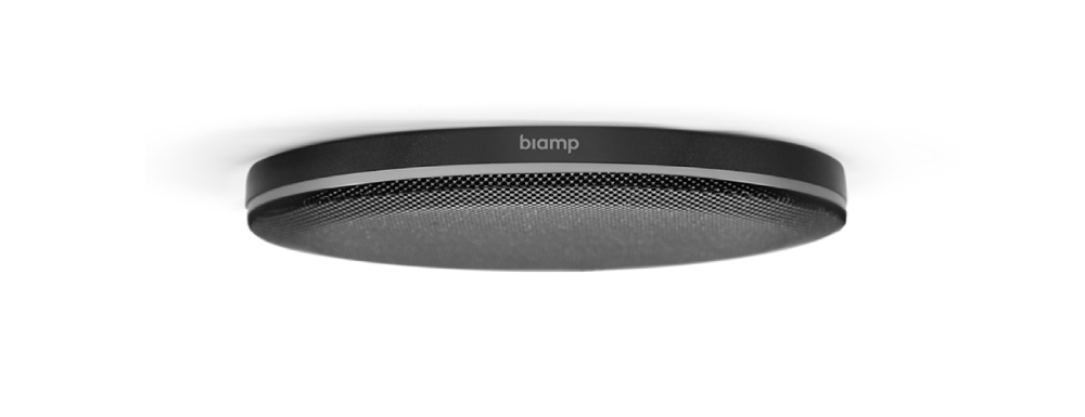 Микрофон Biamp [ParleTCM-X(Black)] потолочный, технология Beamtracking™(AVB); 4 зоны по 90°; LED mute индикатор; 2хRJ45(доп. для подключения TCM-XEX к network box. PoE. Макс. расстояние м/д mic:10м. Кабель:2м. Network box в комплекте. Цвет: чёрный.