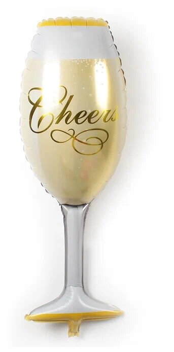 Воздушный шар фольгированный, Бокал Шампанского (не надутый)