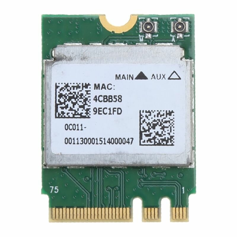 Двухдиапазонная 2,4 + 5 ГГц 433M Bluetooth-совместимая V4.0 NGFF для M.2 Wi-Fi WLAN 802.11ac Беспроводная комбинированная карта Realtek RTL882