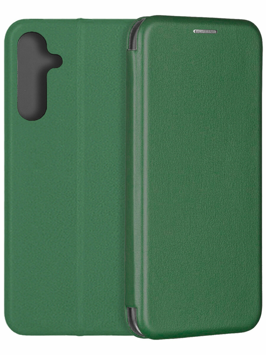 Чехол-книжка для Samsung Galaxy A16 A165 зеленый / подставка, отделение для карт