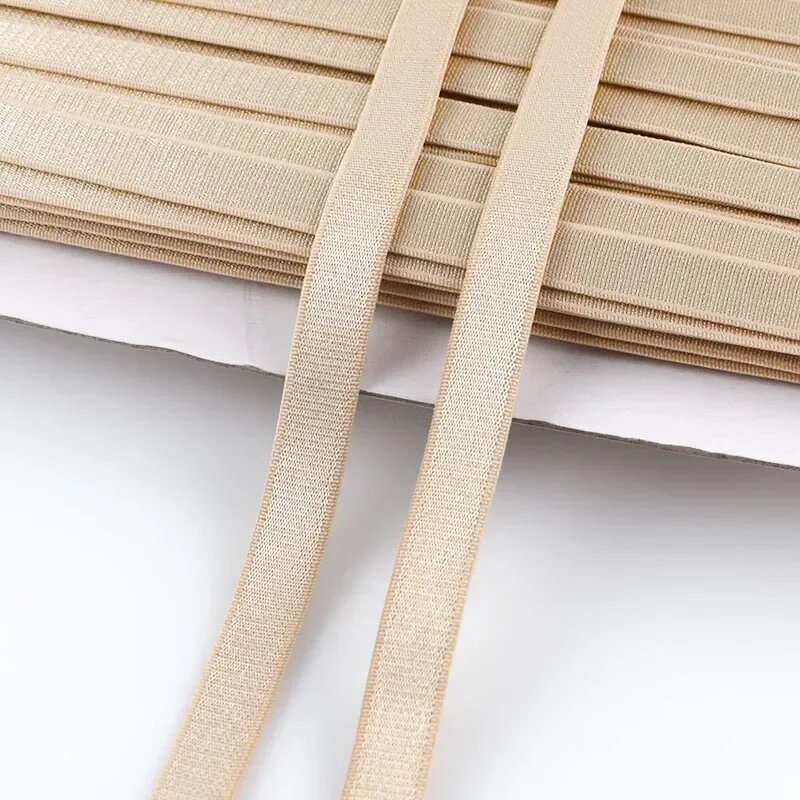 Эластичная лента Meetee для бюстгальтера 8/10/12 мм Бежевый, 8mm, SkinColor