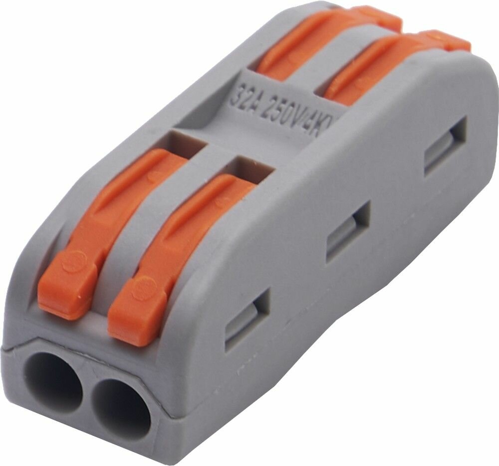 Клемма монтажная, 4 контактные группы, LD222-42, STEKKER, 39035 (уп.40шт)