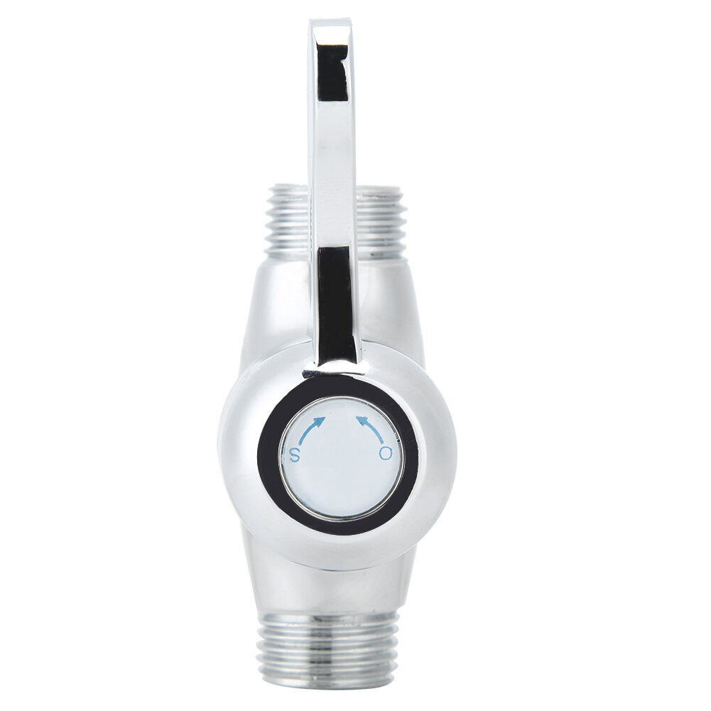 Клапан прямого прохода из меди с резьбой G1/2 дюйм в G1/2 дюйм, угловой стопорный клапан, водяной регулирующий клапан для ваннокомнатного смесителя, размер 6.5x7см, вес 173г, рабочее давление 0.8-1.2мпа, цвет как на изображении