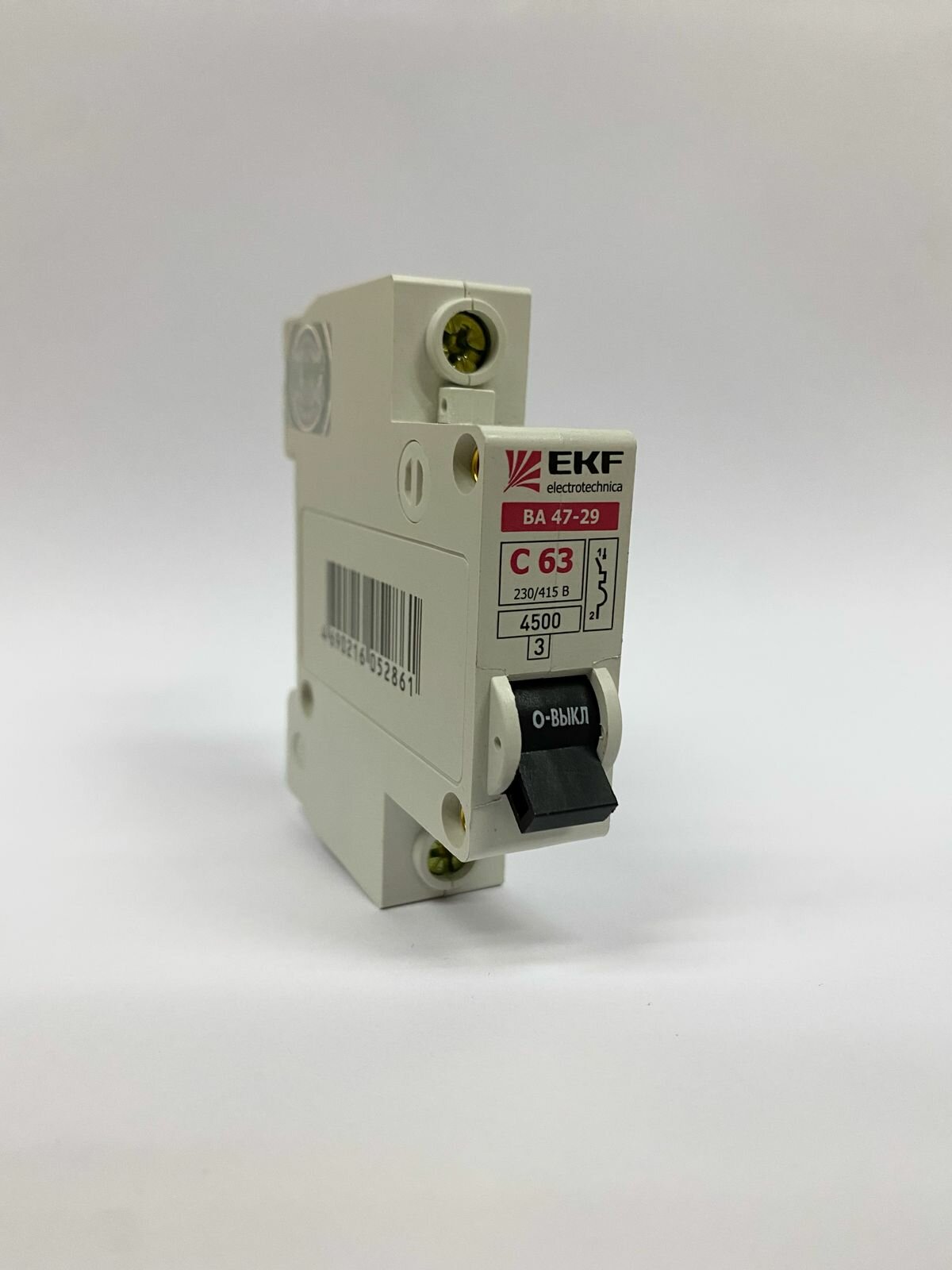 Автоматичепский выключатель BA 47-29, 1P 63A (C) 4,5кА EKF mcb4729-1-63c