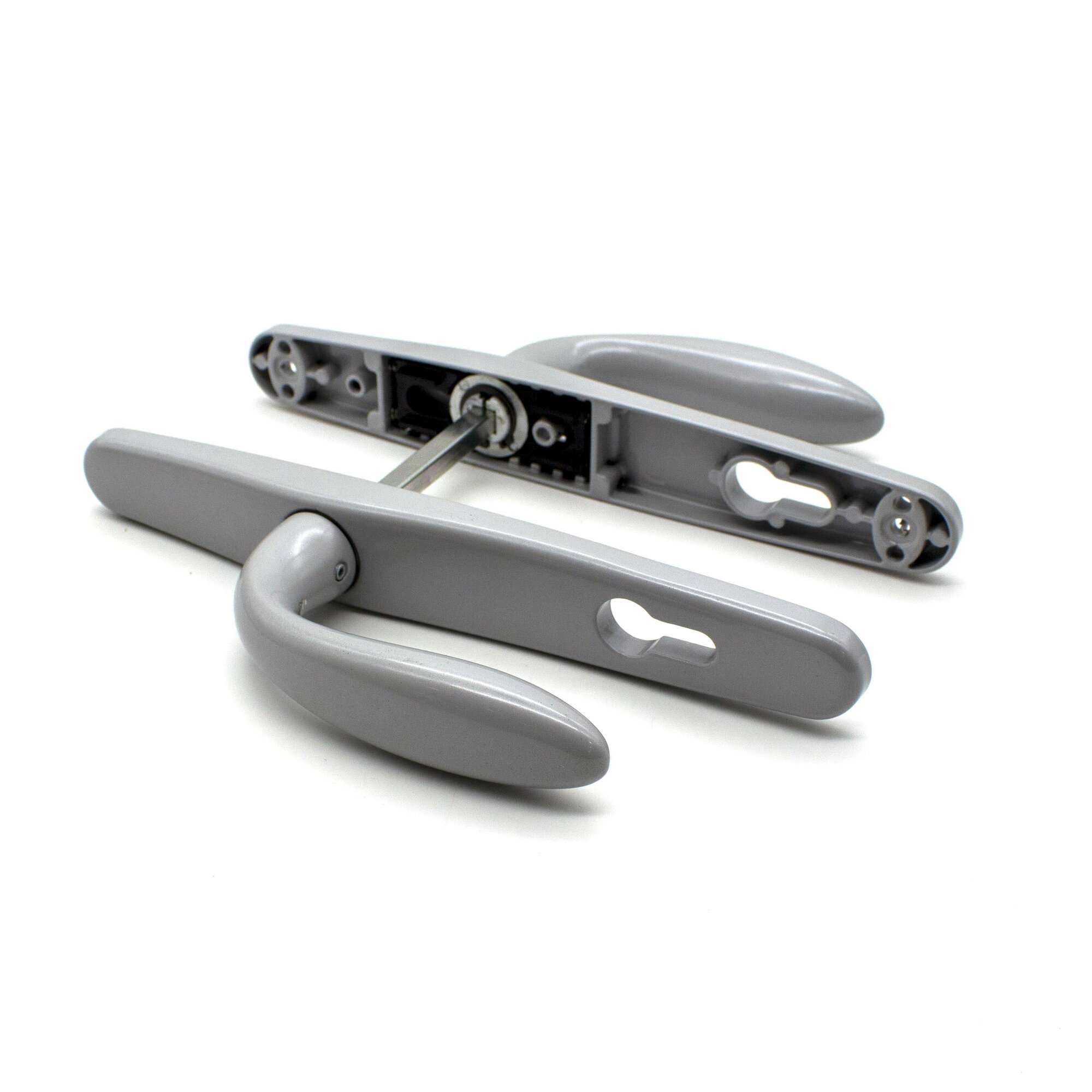 Ручка нажимная Stublina для калитки 36/85, светло-серый RAL9006