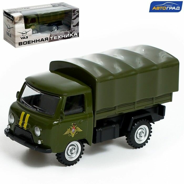 Машина металлическая Автоград "УАЗ 452. Армия", инерция, 1:43 (1501-221)