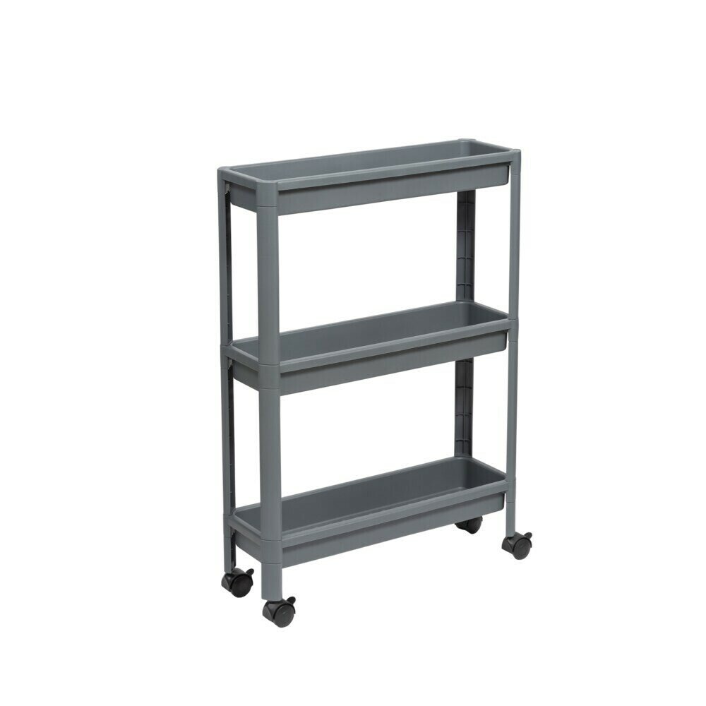 Стеллаж на колесах 755х530х175 мм Violet серый (782318)