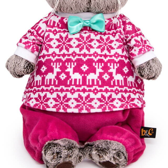 Одежда для Кота Басика 22 см - Зимняя пижама, Budi Basa, OKs22-220