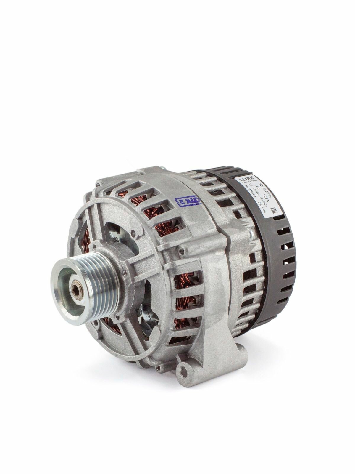 Генератор ELTRA 30023771, для GAZ, SOBOL, VOLGA, GAZELLE, передний, серебристый